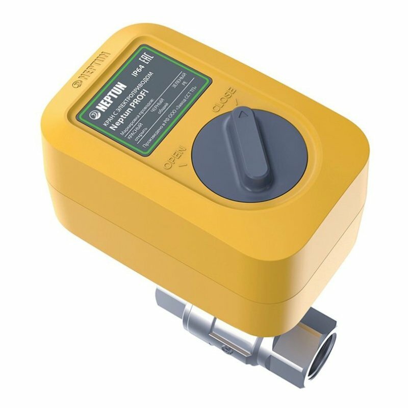 Кран шаровый с электроприводом Neptun Profi 220В 3/4"