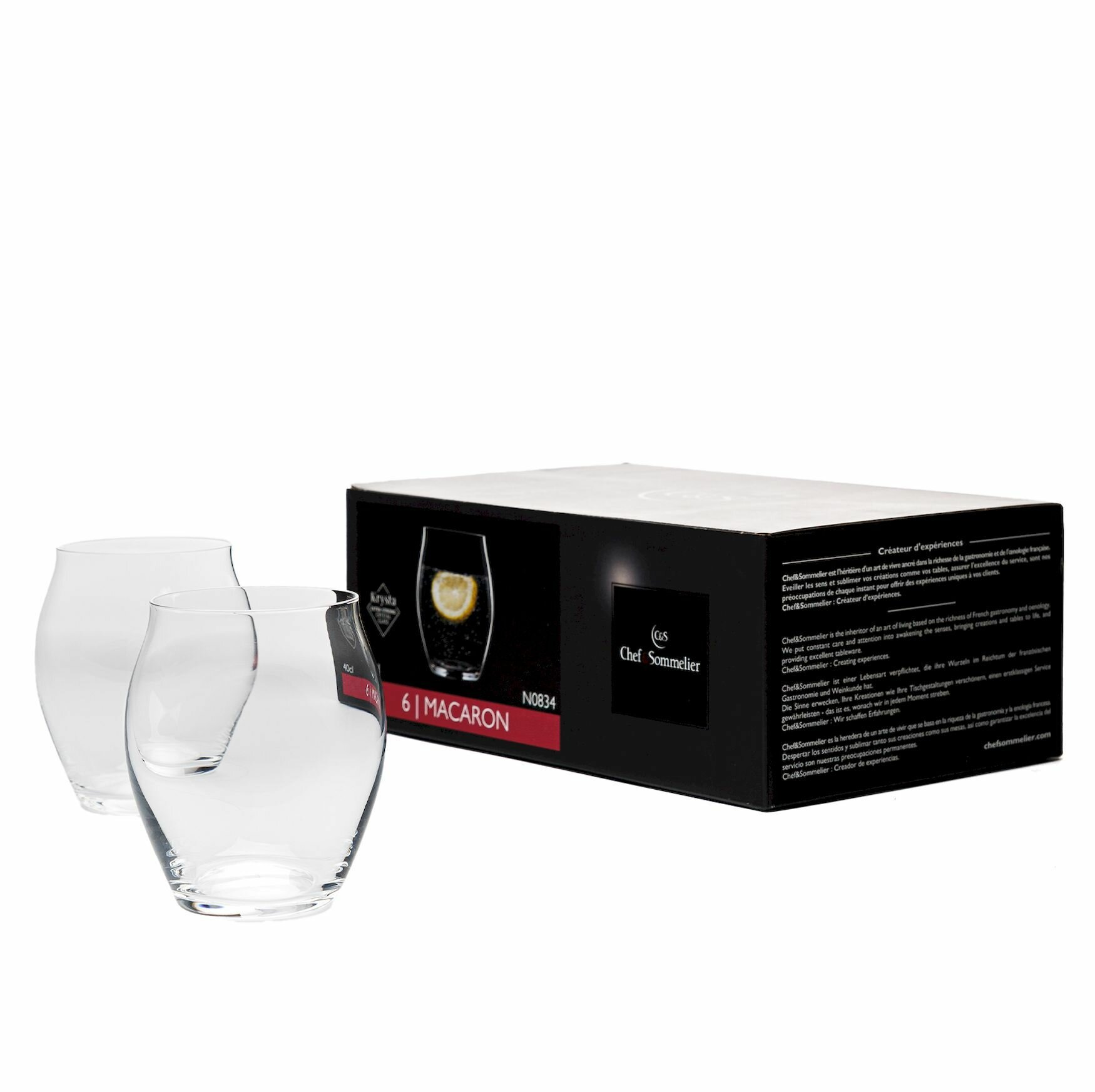 Набор Бокалов для воды и коктейлей Chef&Sommelier Macaron Fascination 400 мл. / 6 шт.