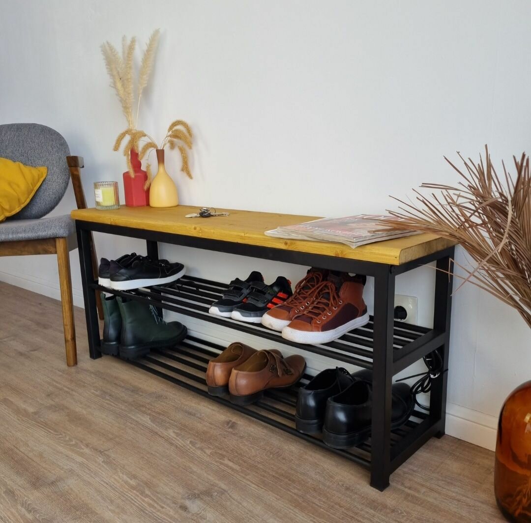 Обувница от Casadelavida с функцией сушки для обуви. Размеры: 1200мм*300мм*510мм цвет Дуб