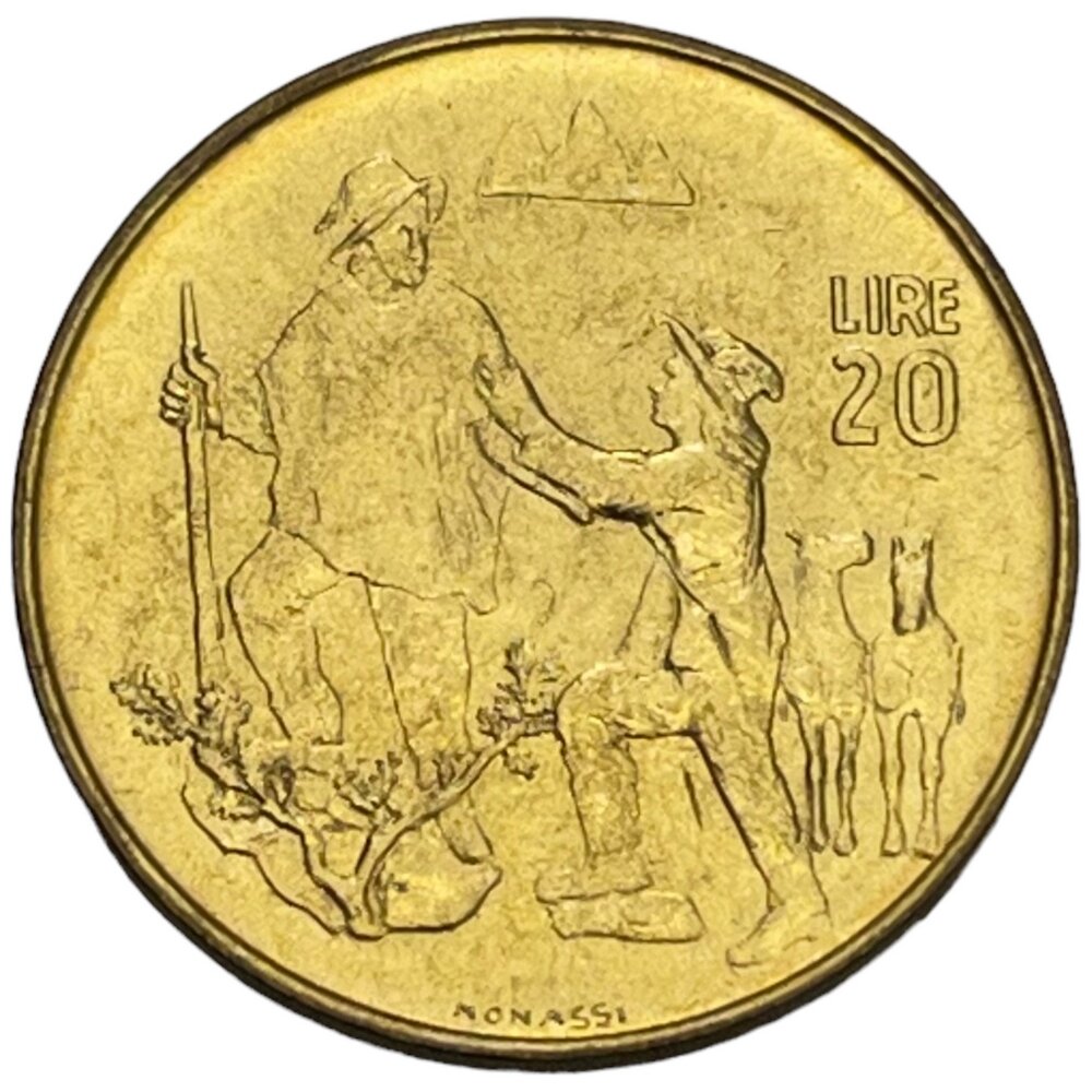 Сан-Марино 20 лир 1972 г. (Лот №2)
