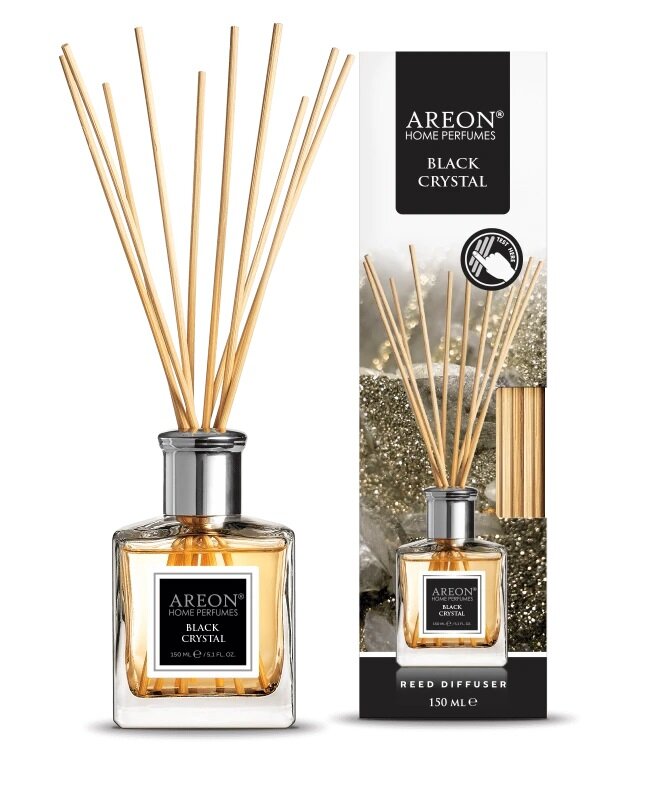 Ароматизатор для дома Areon Sticks (банка, деревянные палочки) Black Crystal черный кристалл 150 мл
