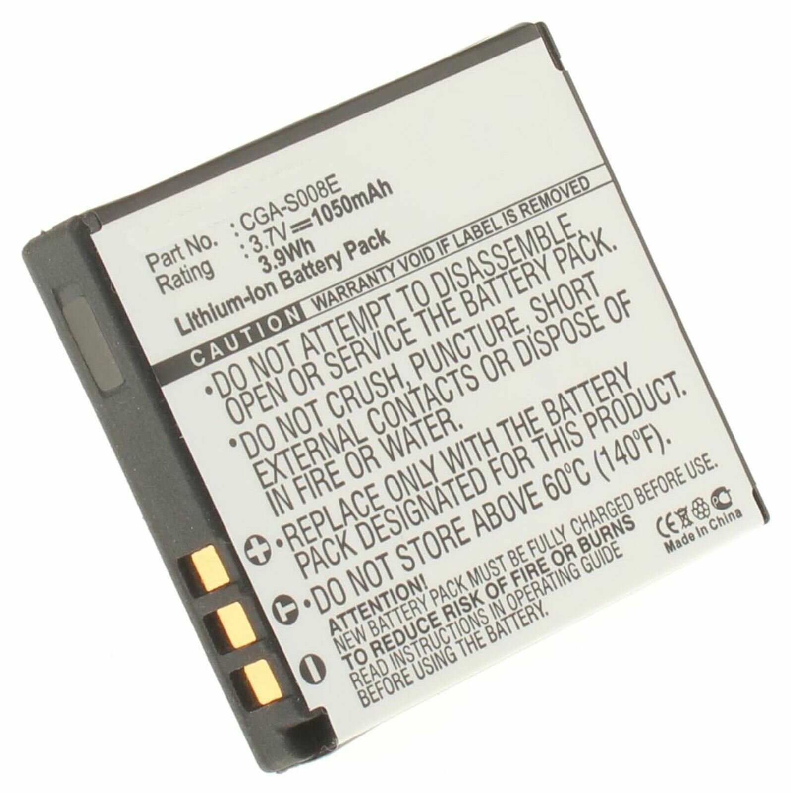 Аккумулятор 1050mAh для фото и видеокамеры Panasonic VW-VBJ10, DMW-BCE10