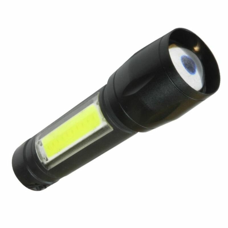 Фонарь космос KocAc1011Lith 3вт ХРЕ, 1Вт СОВ, литьевой аккумулятор 600mAh, Micro USB