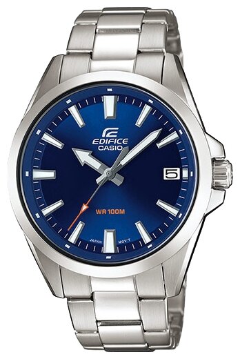 Наручные часы CASIO Edifice, серебристый/синий — фото 1