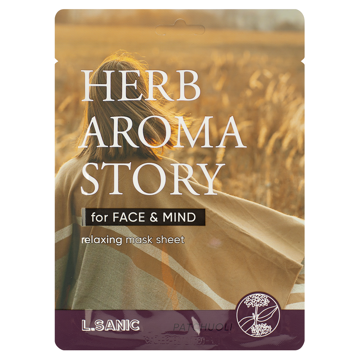 Маска для лица L.Sanic, с экстрактом пачули, 25мл