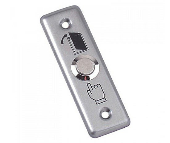 Кнопка выхода Бастион SR-BM42S, нержавеющая сталь, врезное исполнение