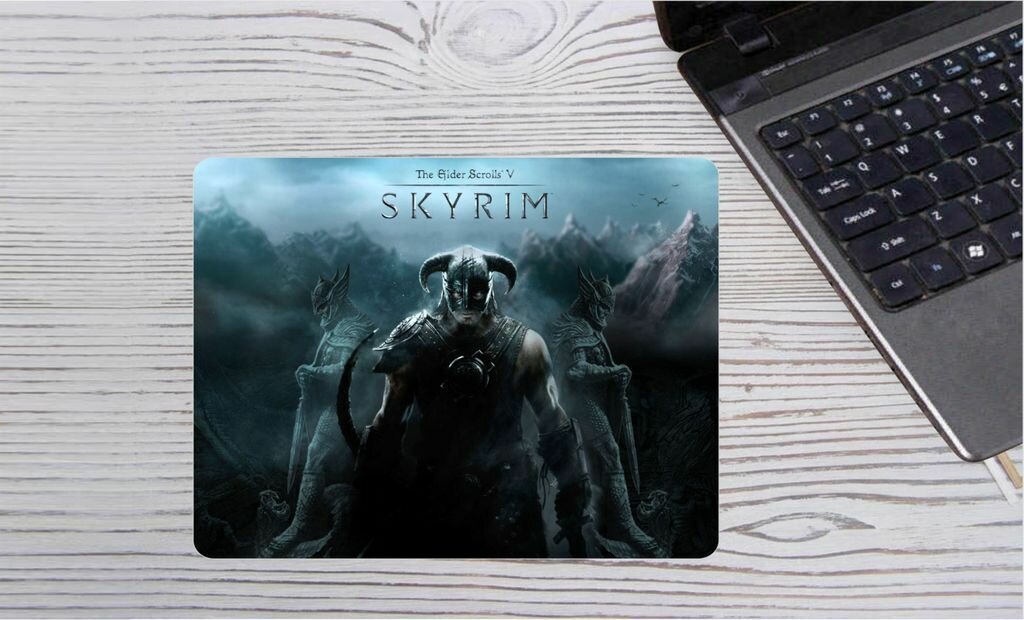 Коврик для мышки игровой 36 на 29 см GOODbrelok The Elder Scrolls V: Skyrim / Древние свитки 5: Скайрим №5
