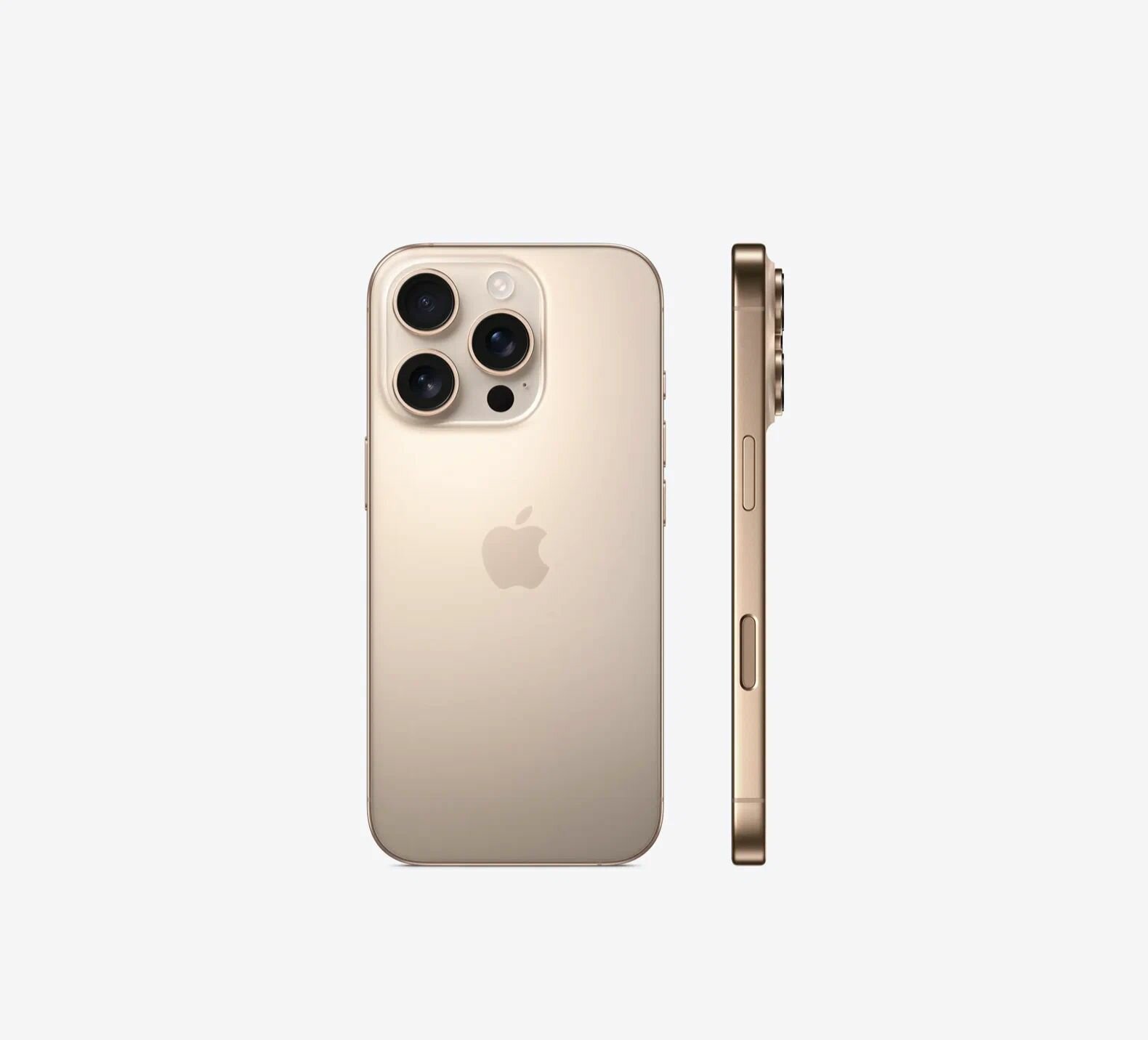 Смартфон Apple iPhone 16 Pro, 128 GB, цвет Desert Titanium, (пустынный титан) — фото 1