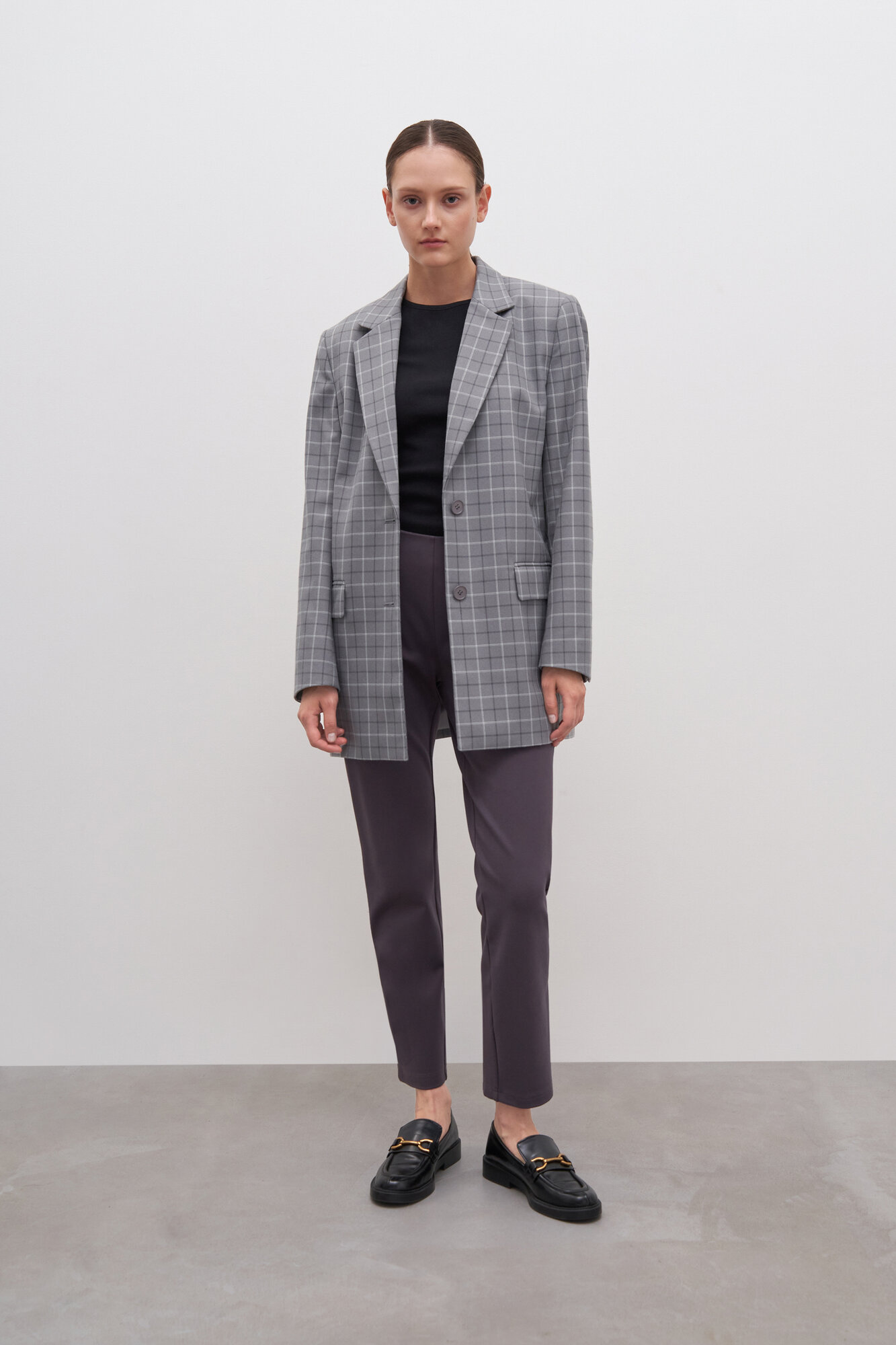 Брюки укороченные