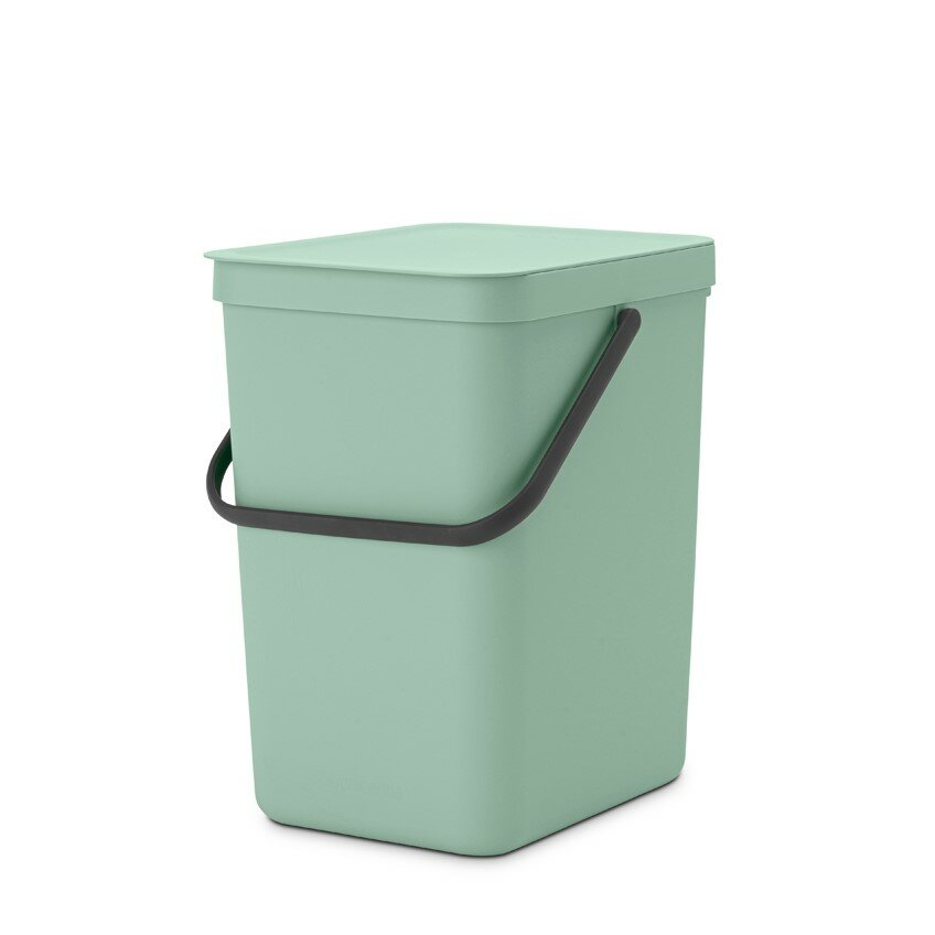 Ведро для мусора SORT&GO 25 л, пластик, цвет мятно-голубой, Brabantia, Бельгия, 212765