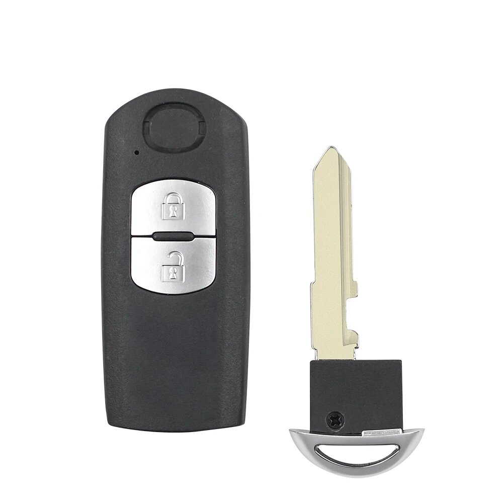 Dandkey для Mazda 3 5 6 CX5 CX7 CX-5 Atenza Clip Smart Auto 2/3/4 кнопки автомобильный ключ сменный брелок с лезвием аварийного ключа Model 4