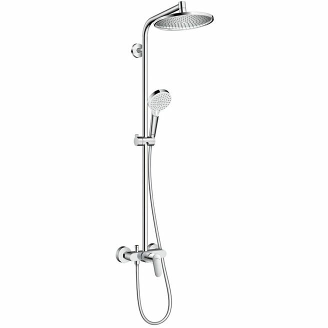 Душевая система Hansgrohe Crometta 102 см, с верхним 240 мм, ручным душем и однорычажным смесителем, цвет: хром S 240 SНР 27269000