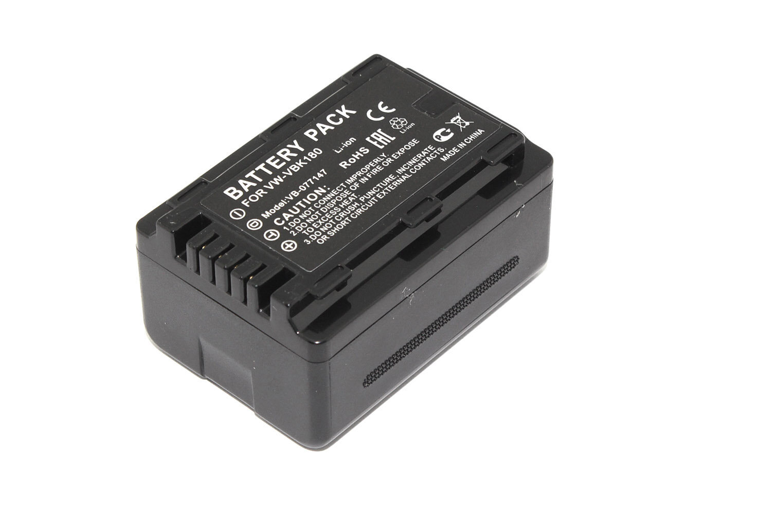 Аккумулятор VW-VBK180 для камеры Panasonic HDC-HS60 3.6V 2300mAh