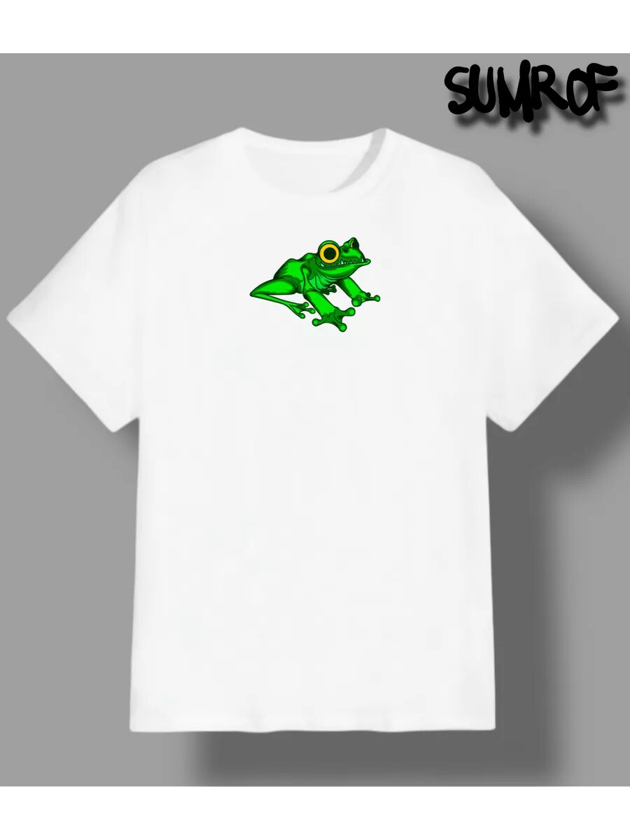 Футболка лягушка