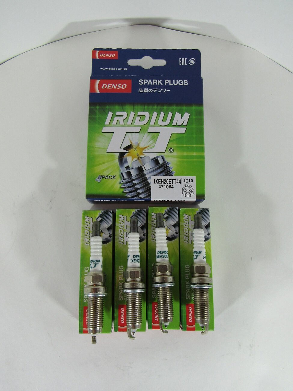 Комплект свечей зажигания DENSO IXEH20ETT 4710 IRIDIUM 4 штуки