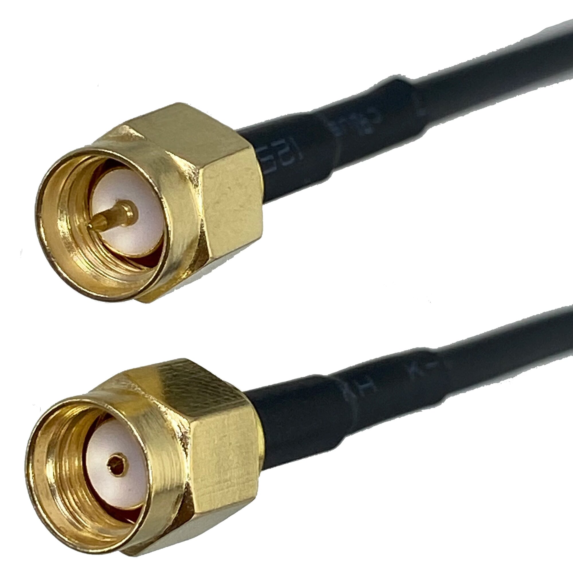 Кабель RG174 SMA RP SMA 4inch (10CM), SMA M to RPSMA M