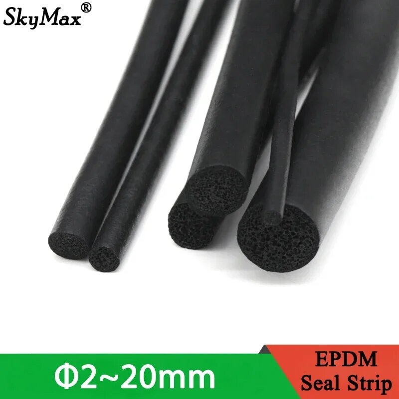 EPDM уплотнительная лента для герметизации Dia 4mm, 2 Meters