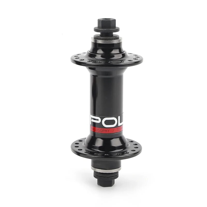 POLSO BH002 Втулки BMX 100x3/8 36 отверстий Черный, Black front hub