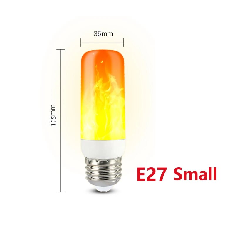 Светодиодные лампы Vieruodis E27 с эффектом пламени E27 5W Small Flame
