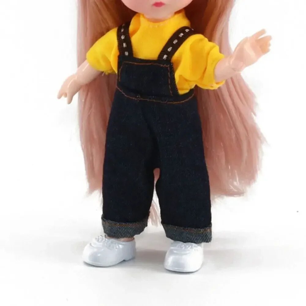 Кукольная одежда для кукол 16-17 см Желтый, 11