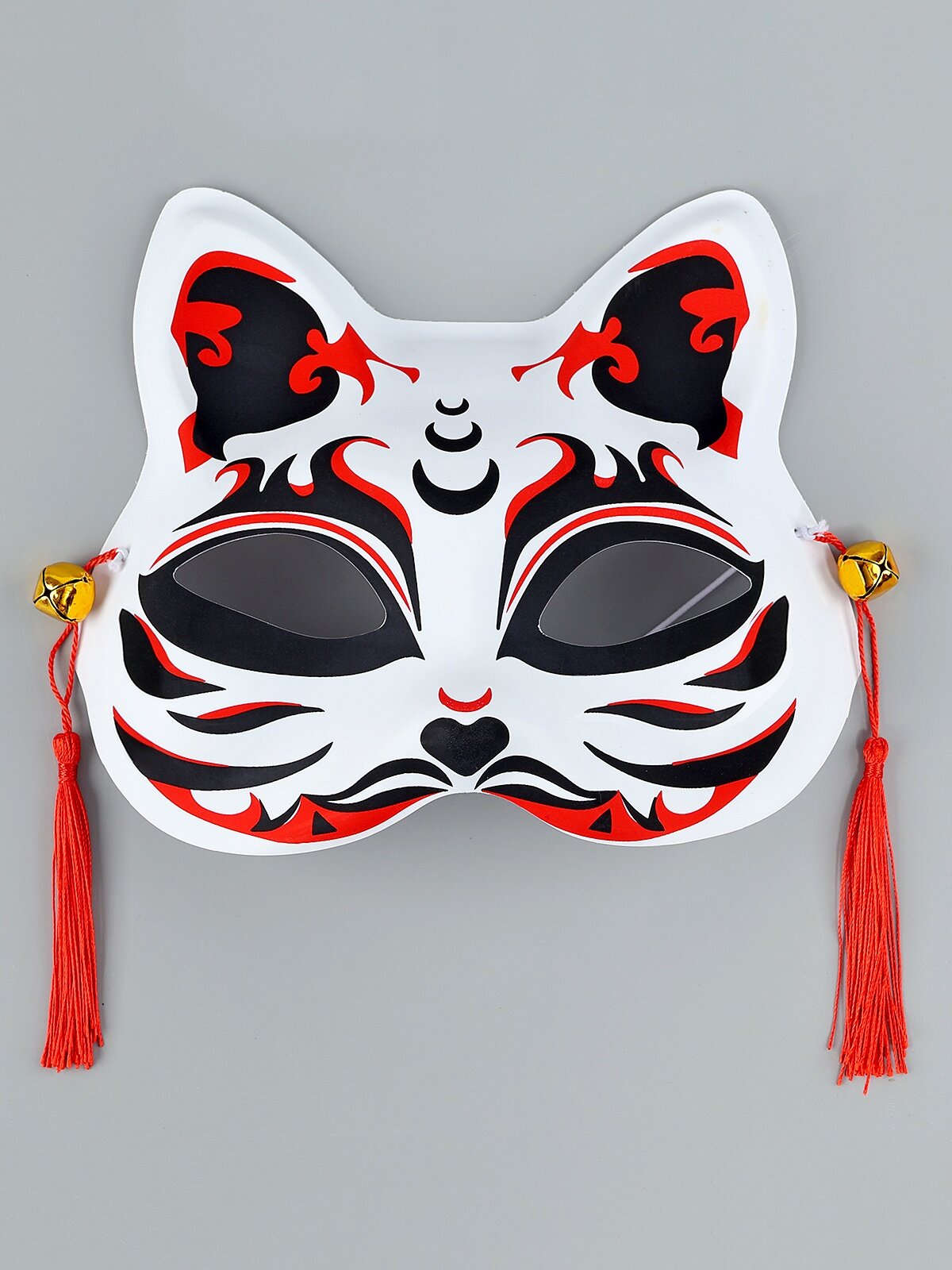 Карнавальная маска «Кицунэ», чёрный и красный, 10664569