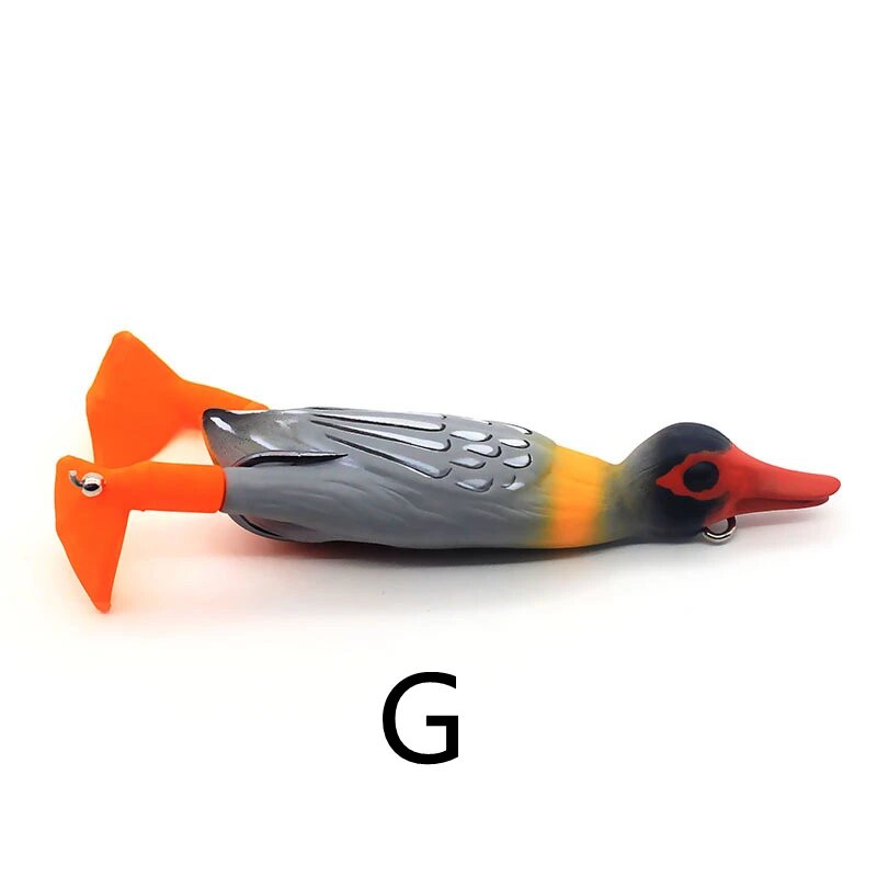 Воблер Fishinapot Утка, Серый, G, 9,5 см, 12 г