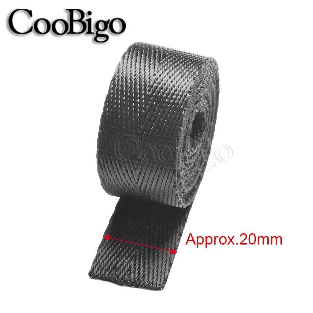 Тесьма CooBigo имитация нейлона, елочка, черный, 1 ярд, 10-50 мм 20mm
