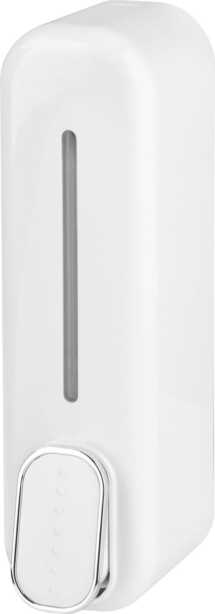 Диспенсер для жидкого мыла нажимной настенный "Рыжий Кот" B0922, цвет: белый