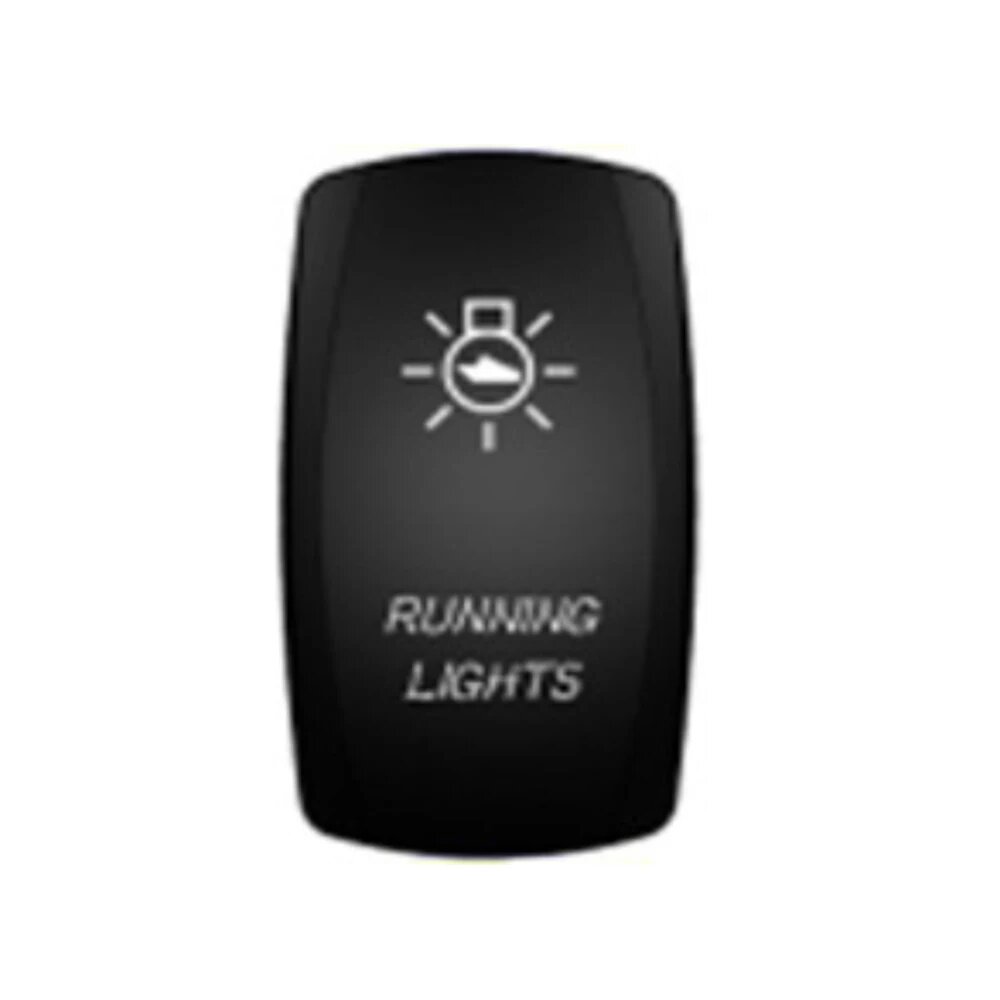 Переключатель RUNNING LIGHT, LED Red, 12-24В, 20А