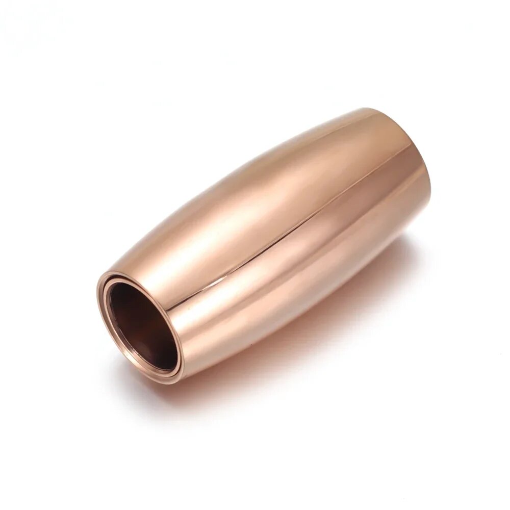Магнитные застежки для браслетов EMBLAASK Inside Dia. 3mm, Shiny Rose Gold