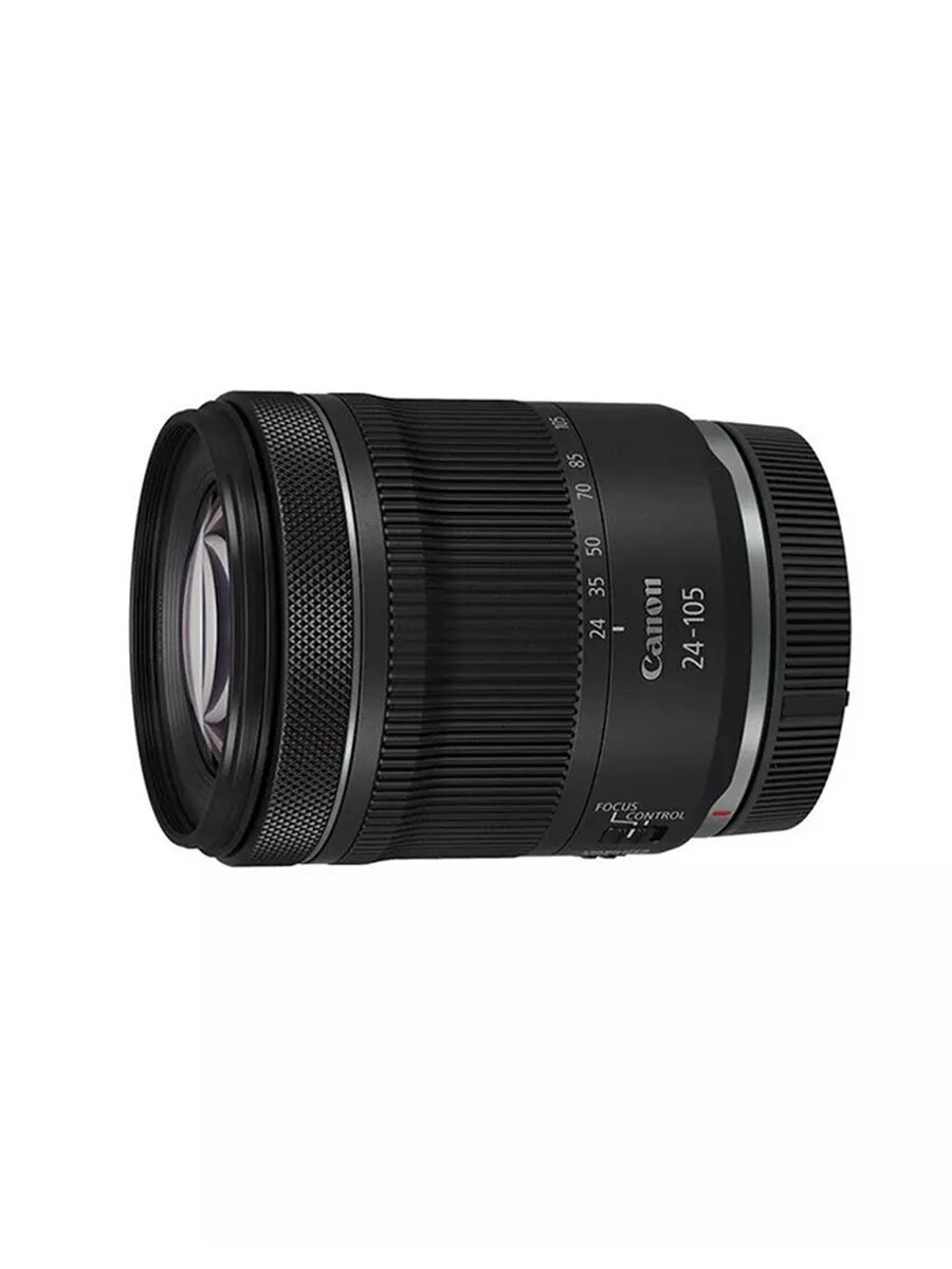 Объектив Canon RF 24-105 мм, f/4.7-7.1, STM, универсальный, байонет RF, чёрный