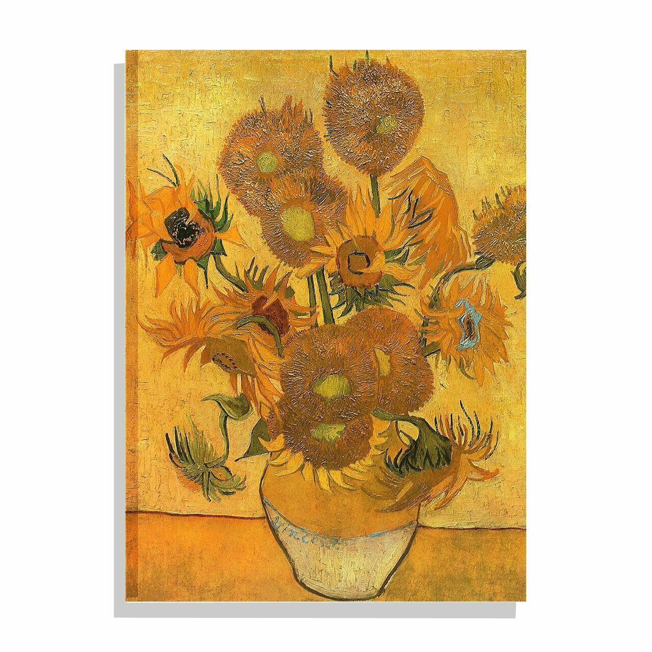 Картина на холсте, репродукция Ваза с 15 подсолнухами - Винсент Ван Гог