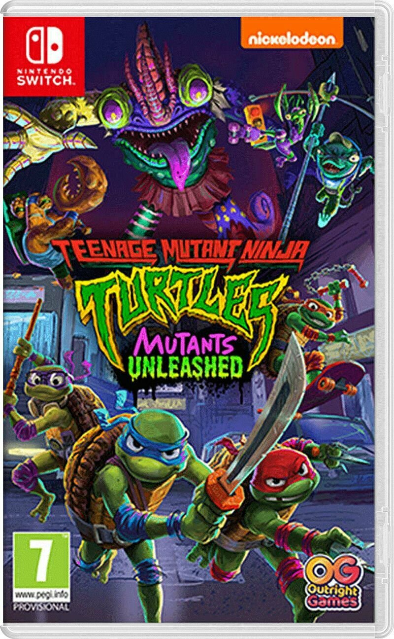 Игра Teenage Mutant Ninja Turtles: Mutants Unleashed, для Nintendo Switch, Картридж, Английская версия