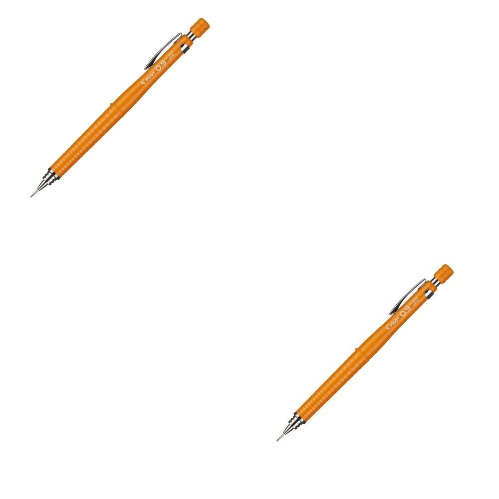 Pilot Карандаш механический, 0,9 мм, оранжевый - 2 шт