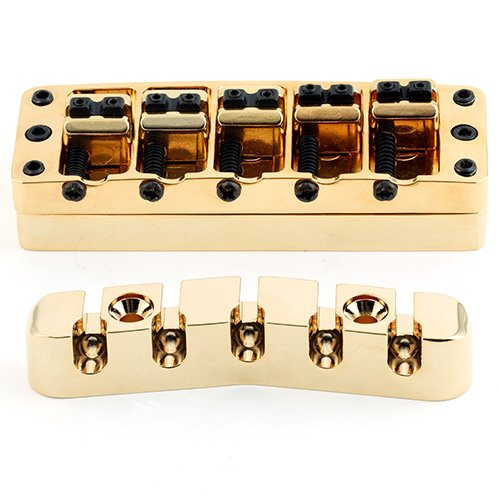 Warwick бридж для 5-струнной бас-гитары SP W 30126 5BG, золото