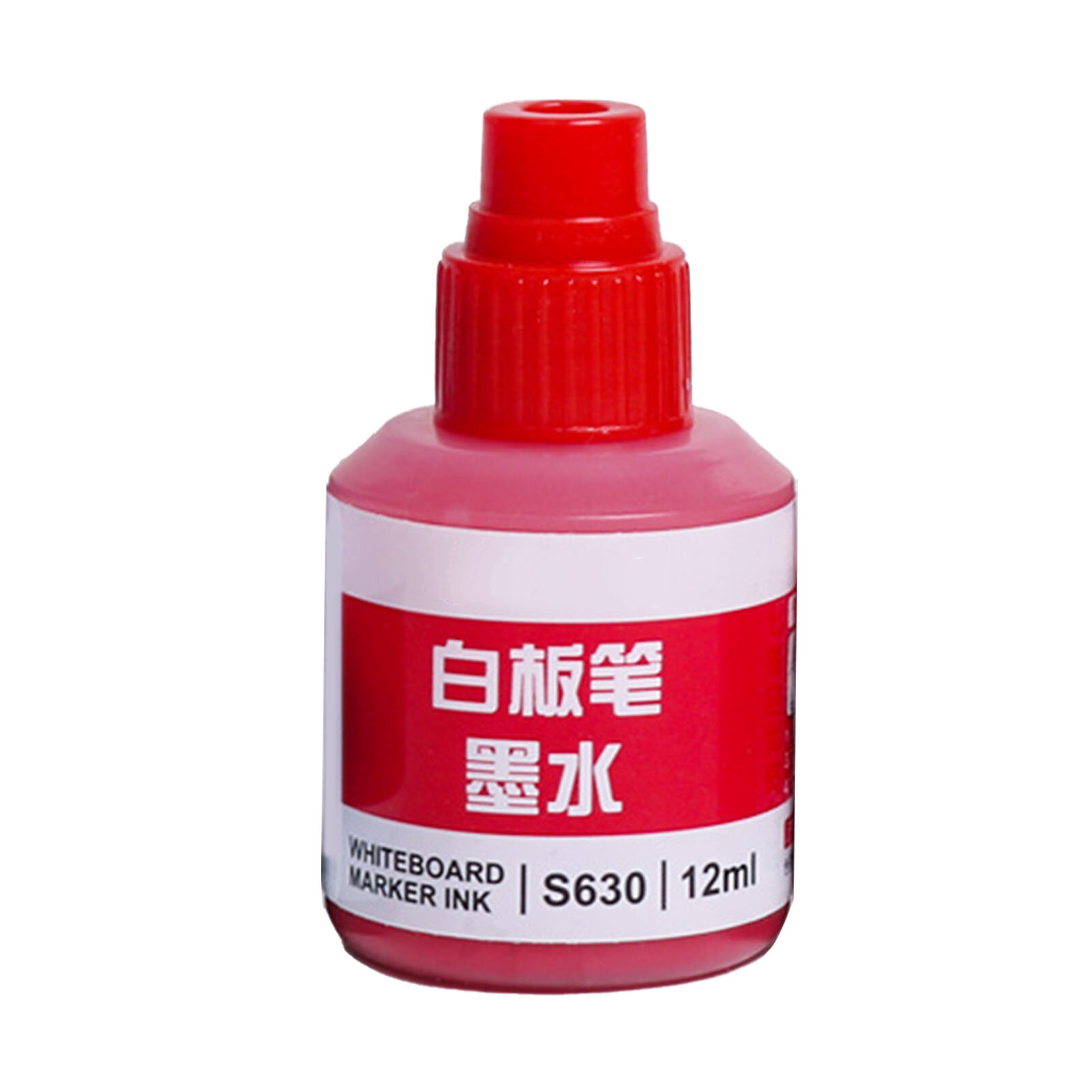 Чернила для Заправки Маркера для Белой Доски 12 мл Прочные Долговечные для Домашней Школы Красный