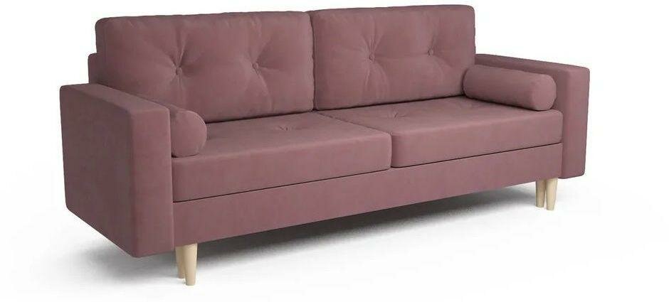 Диван Mebel-ars Белфаст Велюр Пудра Размеры: Высота 750мм Глубина 970мм Ширина 2250мм