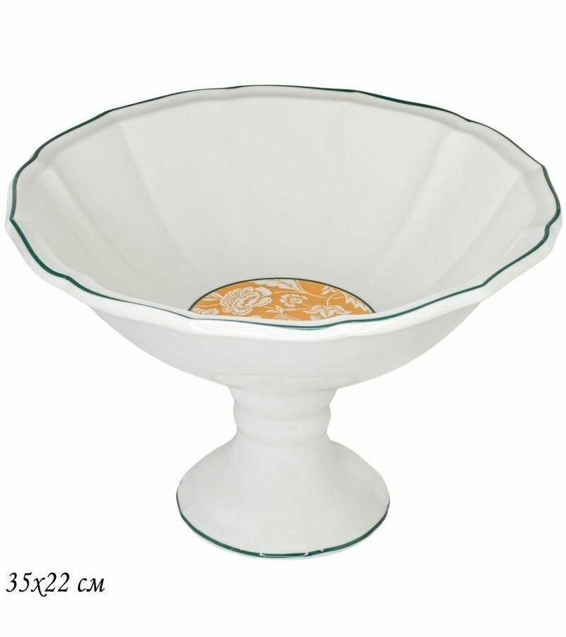 Фруктовница 35х22см адонис на ножке 1 шт.