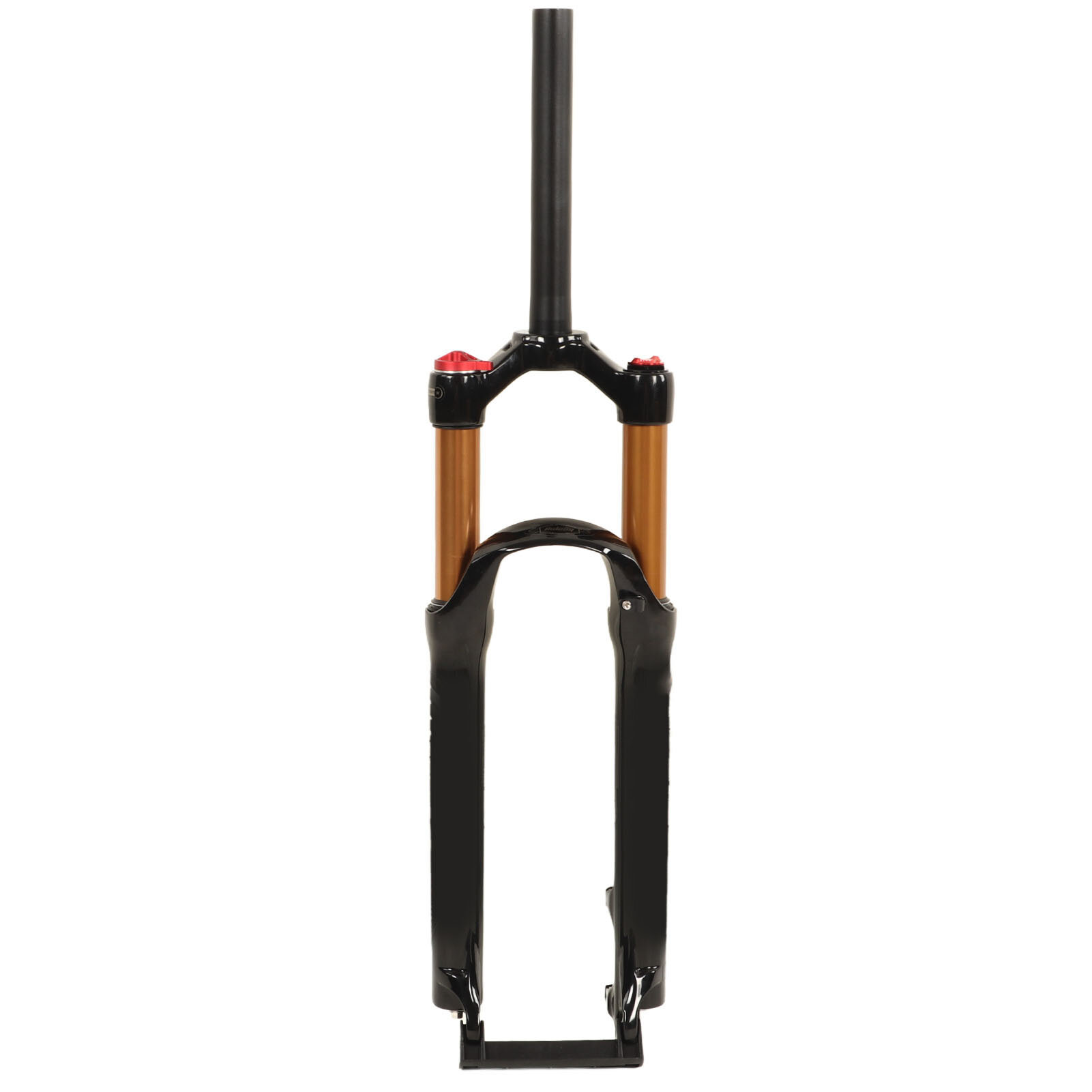 26-дюймовая велосипедная вилка с пневматической подвеской, прямой руль, ручная блокировка, передняя вилка для горного велосипеда, велосипедный амортизатор, передняя вилка, золото