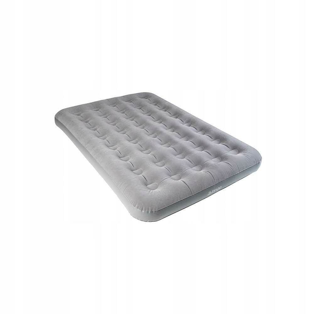 Decathlon Надувной 2-местный матрас Vango Double Flocked Airbed, 191 x 137 x 22 см, серый