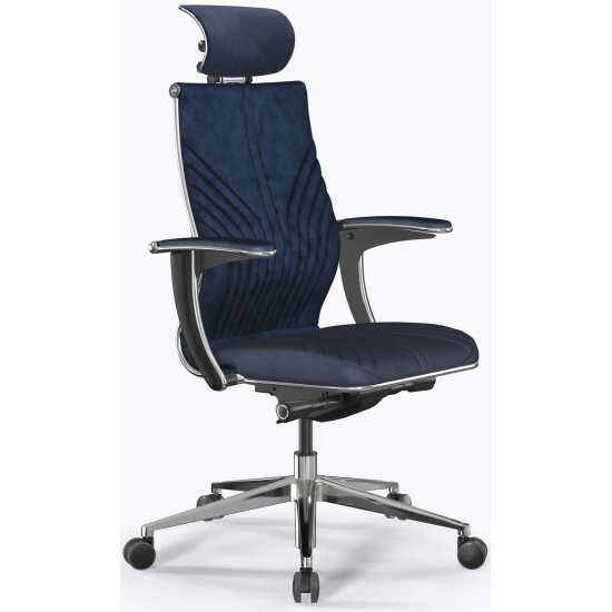 Кресло руководителя Метта Samurai M3-13U - GoyaLE /Kc31/Wm31/U1mV-mL/H13mV-3D(M26. B32. G25. W03) Синий