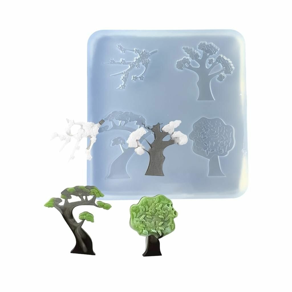 Силиконовая форма для эпоксидной смолы "Дерево"