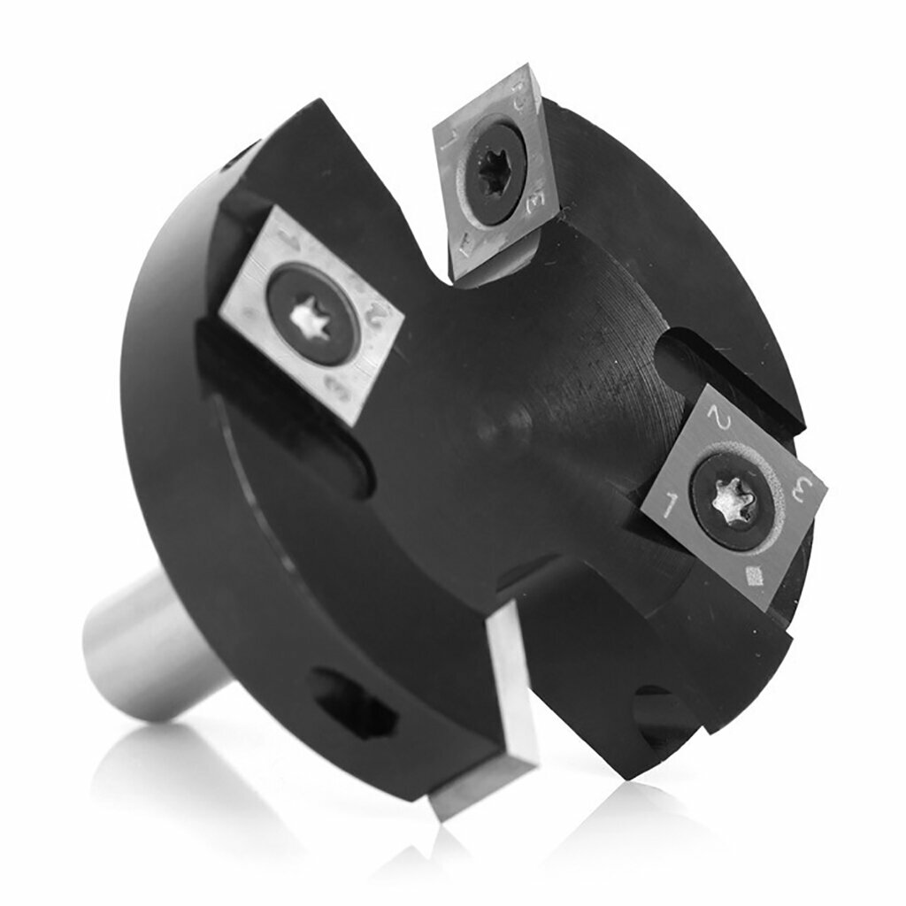 Фреза для обработки поверхности доски, хвостовик 1/2 дюйма, диаметр реза 1-1/2 дюйма, фреза для выравнивания плит, строгальная фреза