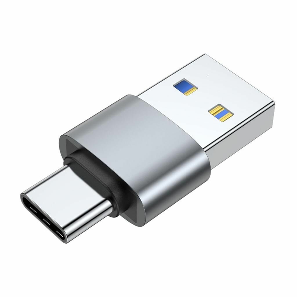 Разъем USB 3.0 для подключения к разъему type c -круглый, без светло-серого цвета