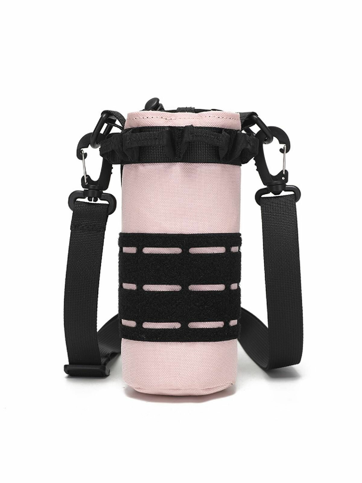 Фляга спортивная, Открытый поясной подвесной камуфляжный держатель для стакана воды-розовый