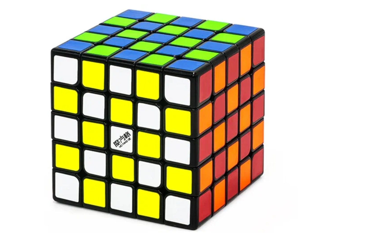 Скоростной кубик Рубика для спидкубинга QiYi MoFangGe 5x5x5 Wushuang Черный