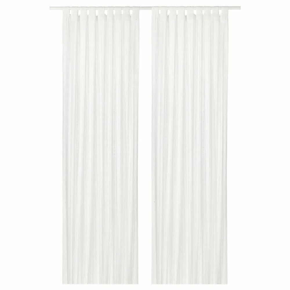IKEA Тюль 145x300 см белый