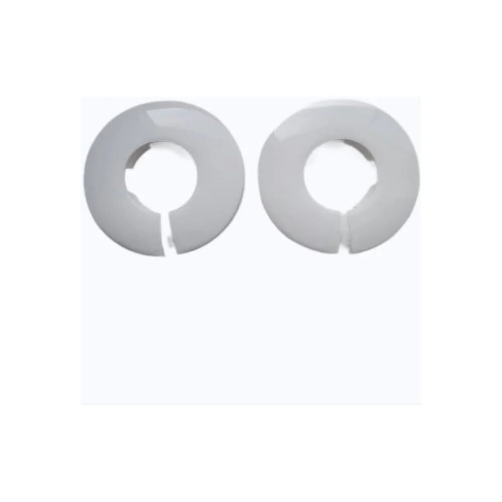 Декоративная чашка отражатель VIVALDO 72,5x32x12 мм, разъемная, пластик, белая, 2 шт ШГ772095