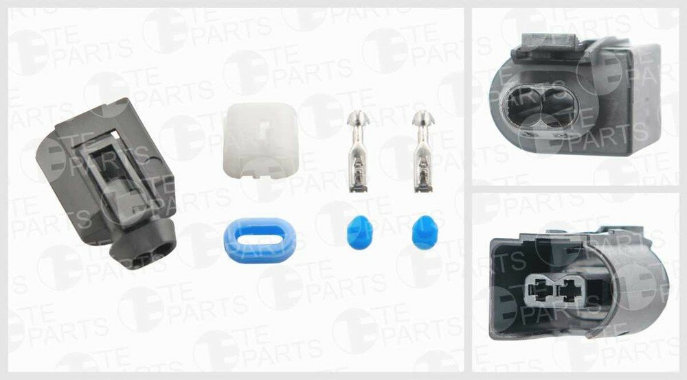 Разъём двухконтактный TE PARTS 7725150 Mb, комплектация: 2-pin, 2 уплотнения, ключ, уплотнение