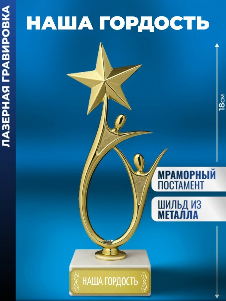 Статуэтка человечки "Наша гордость"